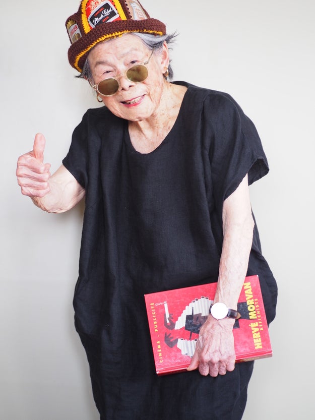 インスタで人気、94歳のオシャレおばあちゃん。若さと元気の源は… バズフィード Line News