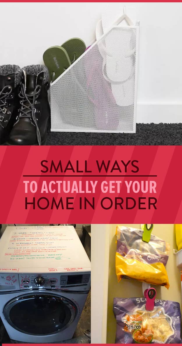 7 Small Ways To Actually Get Your Home In Order