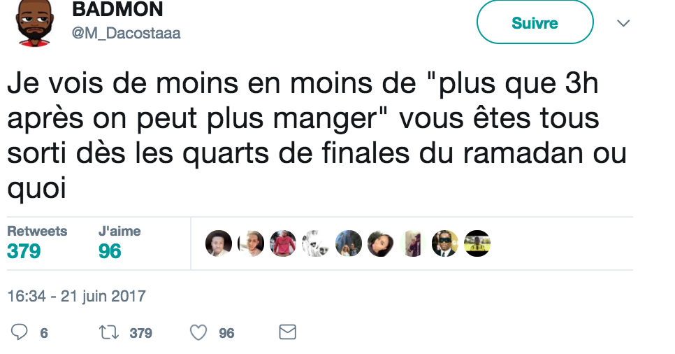 18 tweets sur le ramadan qui nous ont bien fait rire ce mois-ci
