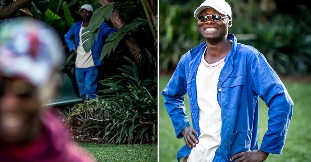 This Guy Had A Photo Shoot For His Gardener After He Noticed Him ...