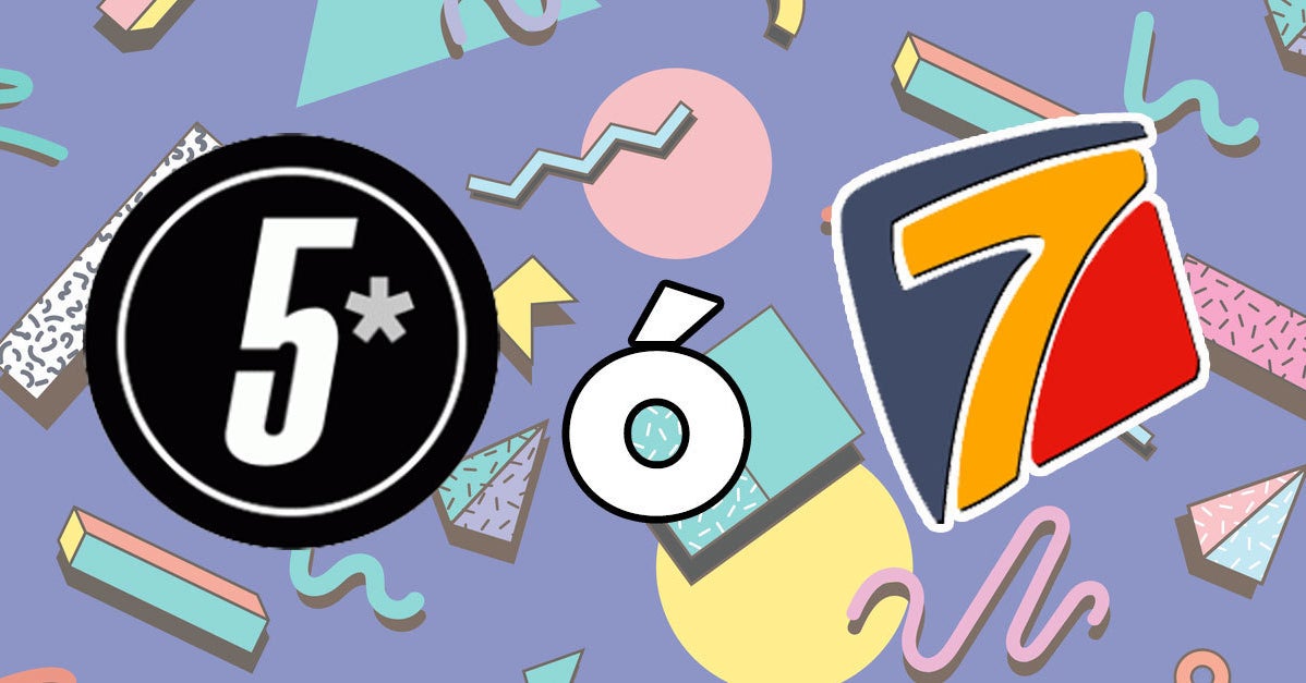 ¿Puedes adivinar si estos programas los pasaban en Canal 5 o en el 7?