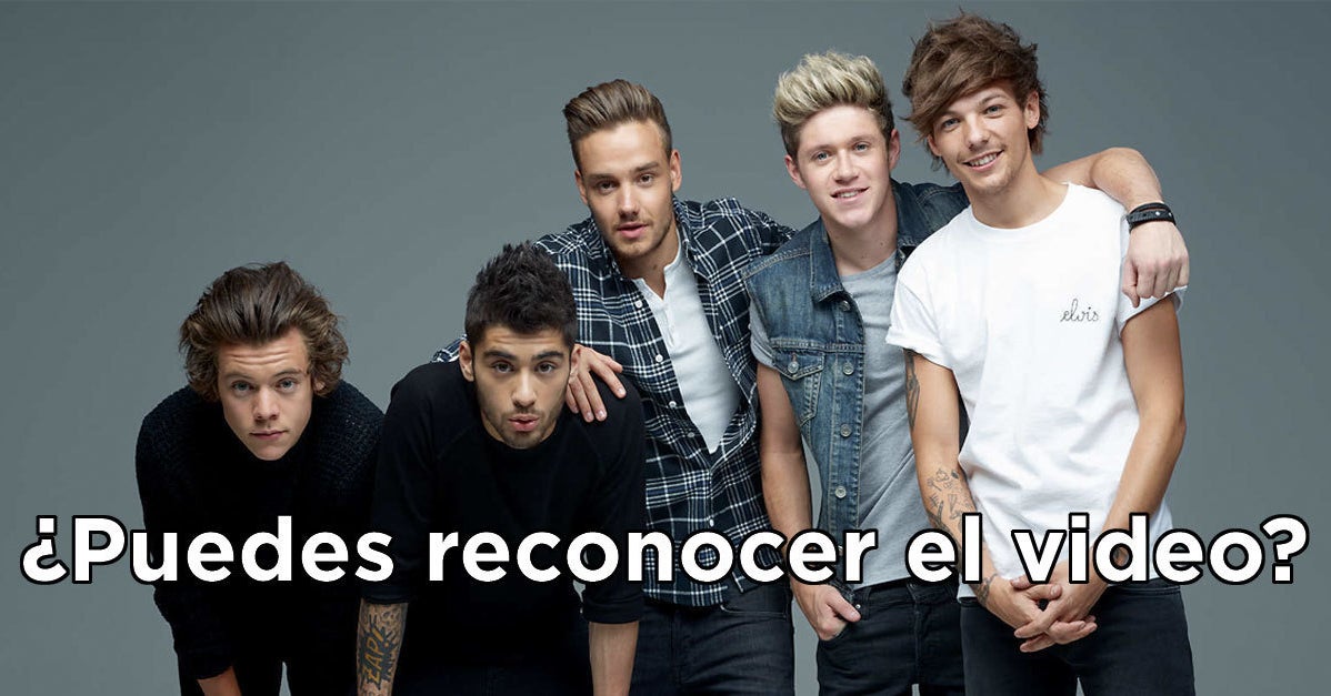 ¿Puedes reconocer el video de One Direction viendo solo una imagen?