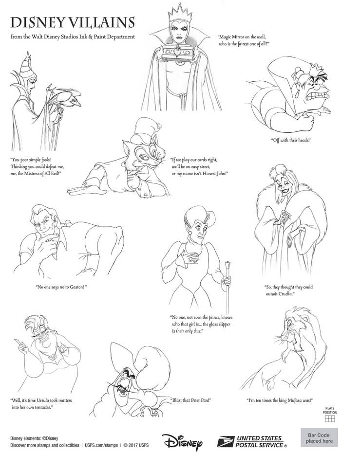 how to draw disney villains easy