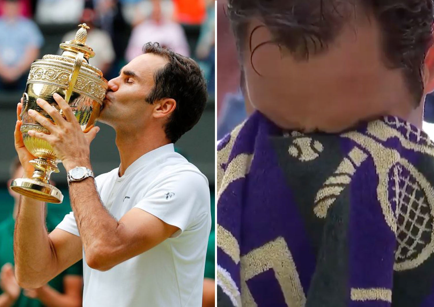 Roger Federer Has The Whole World Crying After He Won Wimbledon