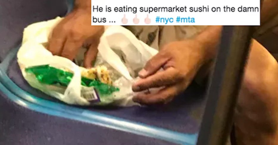 26 Pictures That Prove Everyone Should Be Able To Eat On The Subway