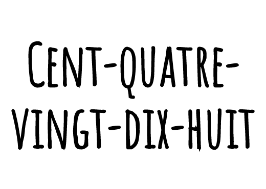 ¿Sabes cómo se dicen estos números en francés, el idioma que no tiene ...
