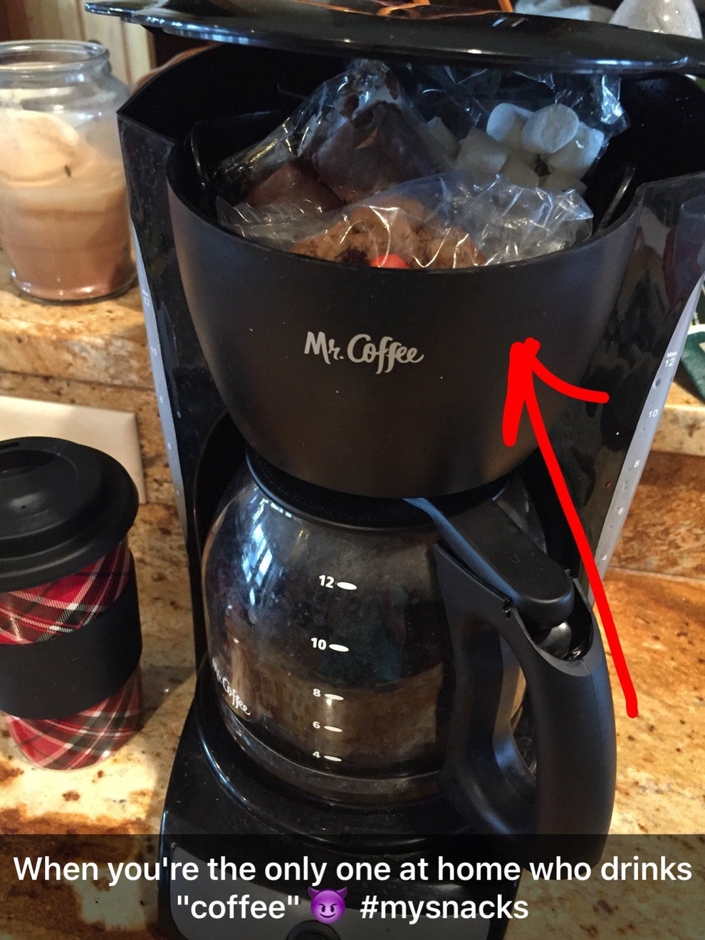 15 Downright Hilarious Ways To Hide Your Snacks From The World