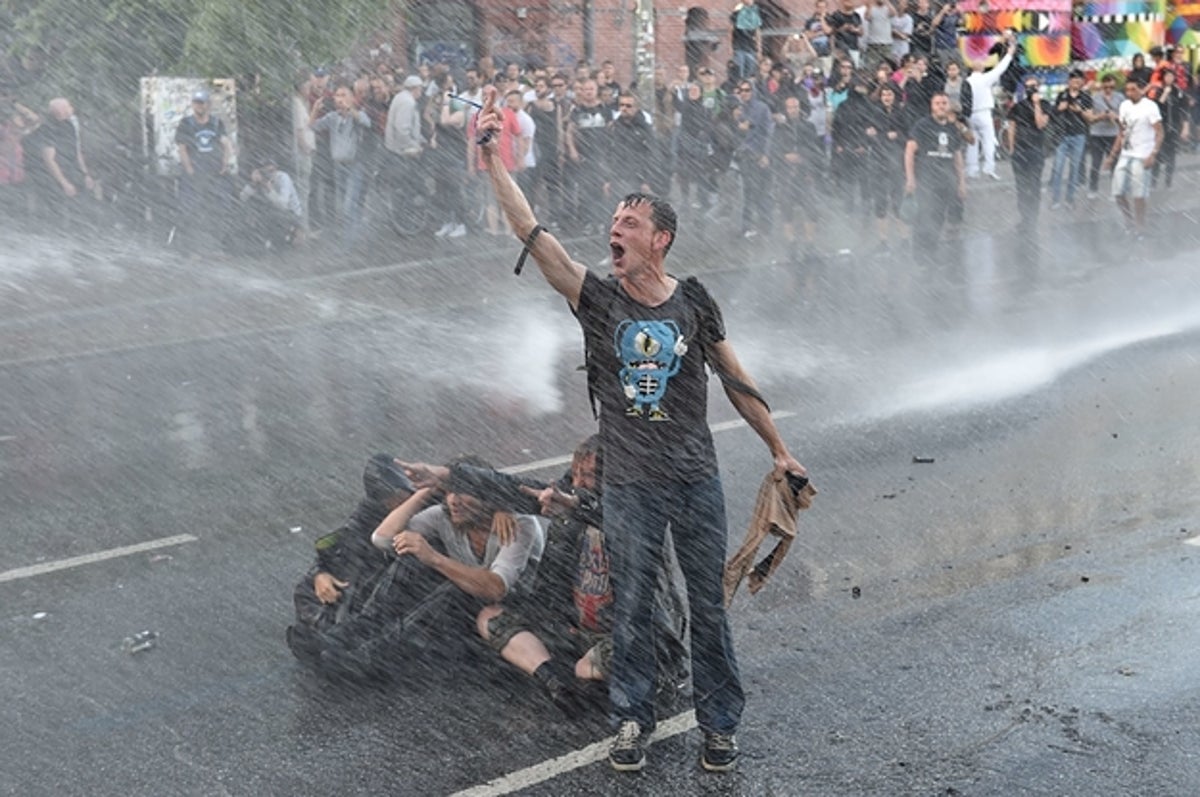 Police And Protesters Are Clashing In Germany Ahead Of The G20 Summit