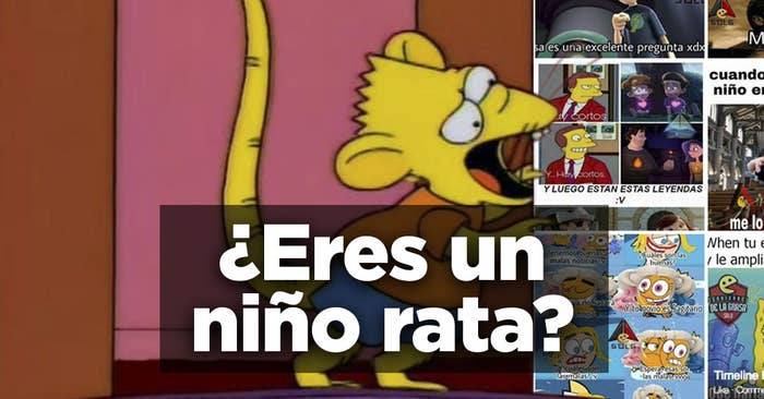 Este suculento examen de memes te dirá tu % de niño rata