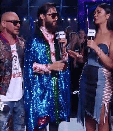 Jared Leto Wore A Cape To The VMA's Like Only He Could