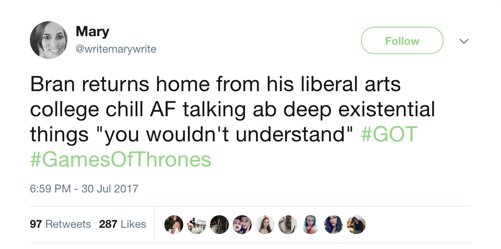Literally Just 26 Hilarious Tweets About Bran From The Latest "Game Of ...