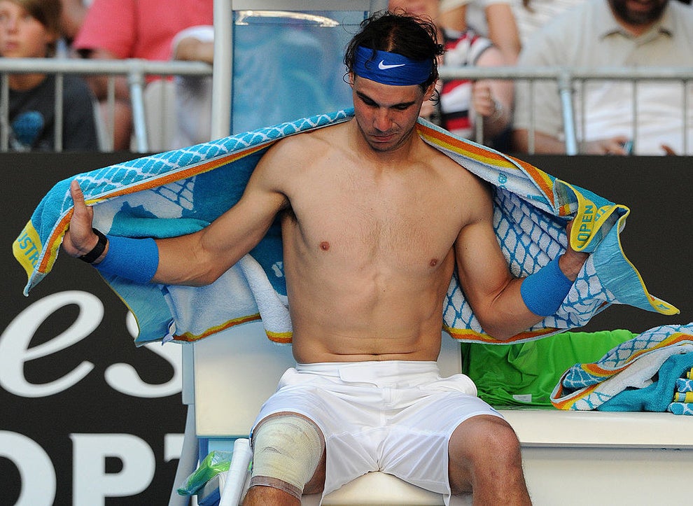 Literally Just 29 Pictures Of Tennis Players Taking Off Their Shirts