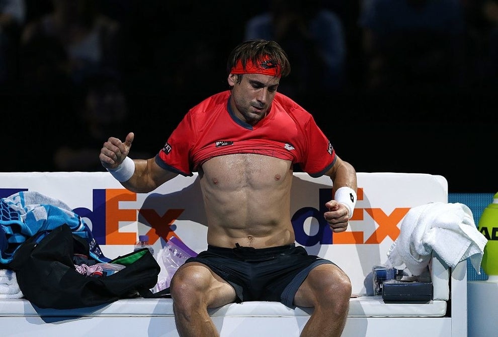 Literally Just 29 Pictures Of Tennis Players Taking Off Their Shirts