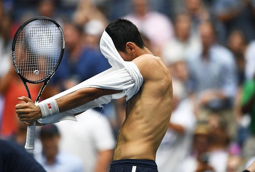 Literally Just 29 Pictures Of Tennis Players Taking Off Their Shirts