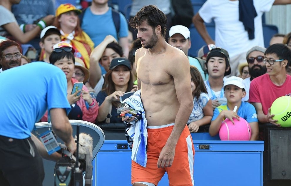 Literally Just 29 Pictures Of Tennis Players Taking Off Their Shirts