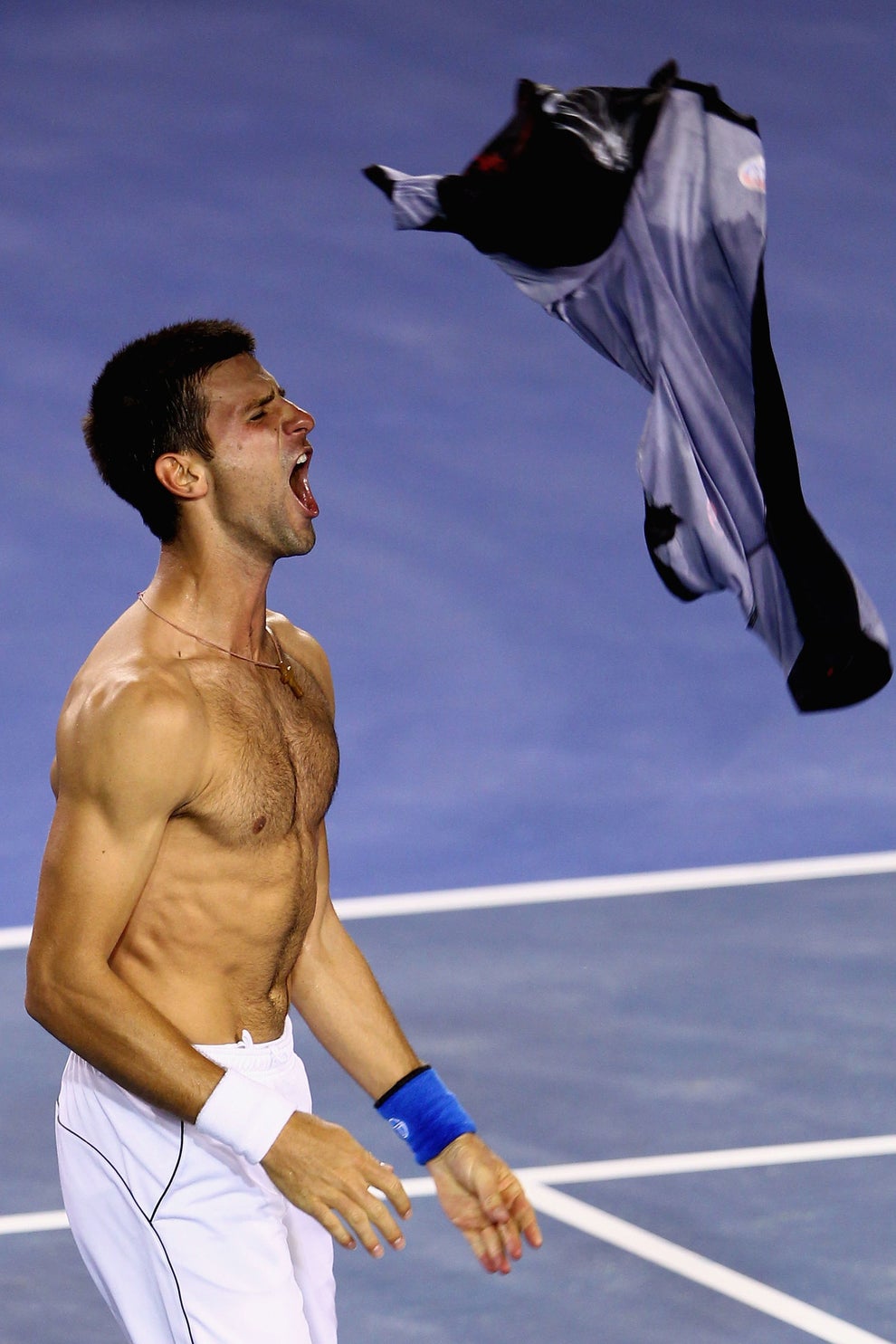 Literally Just 29 Pictures Of Tennis Players Taking Off Their Shirts
