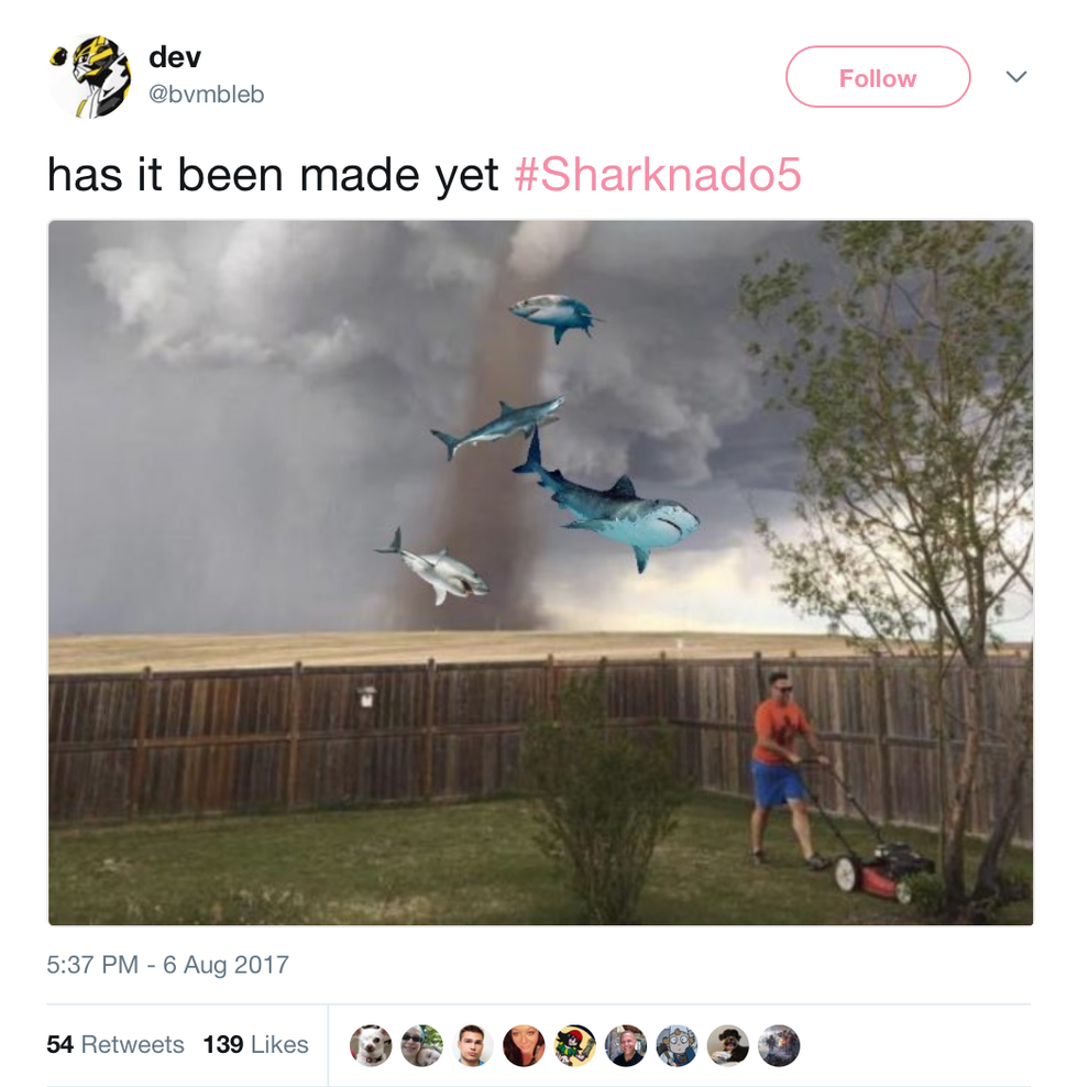 17 Hilarious "Sharknado 5" Tweets That Are Too Good To Be True