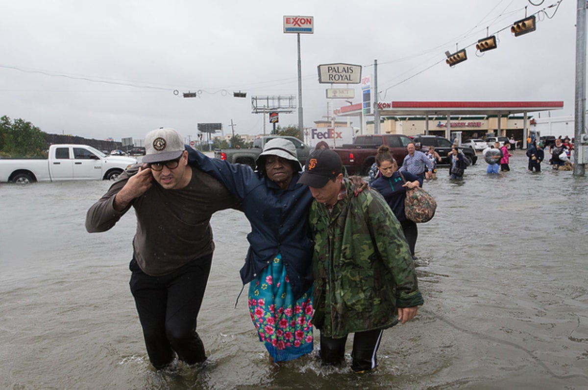 Woman Takes Charge Of Volunteer Rescues As Floods Ravage Texas Town