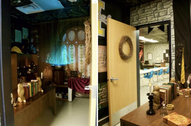 This Is The Most Detailed Harry Potter Classroom You'll Ever Lay Your ...