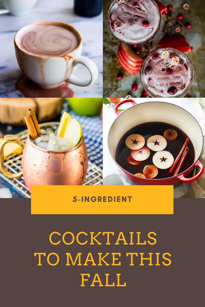 15 Festive Fall Cocktails You Can Make With 5 Ingredients