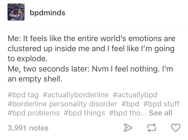 29 Tumblr Posts That Will Make Anyone With BPD Feel Less Alone