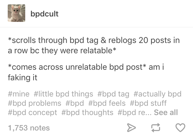 29 Tumblr Posts That Will Make Anyone With BPD Feel Less Alone