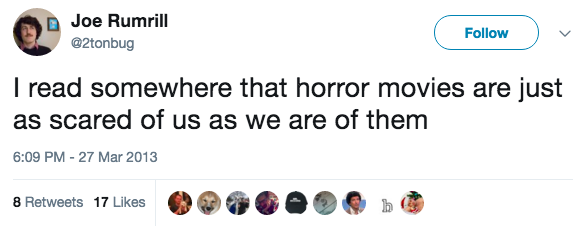 23 Tweets About Horror Movies That Are Terrifyingly Funny