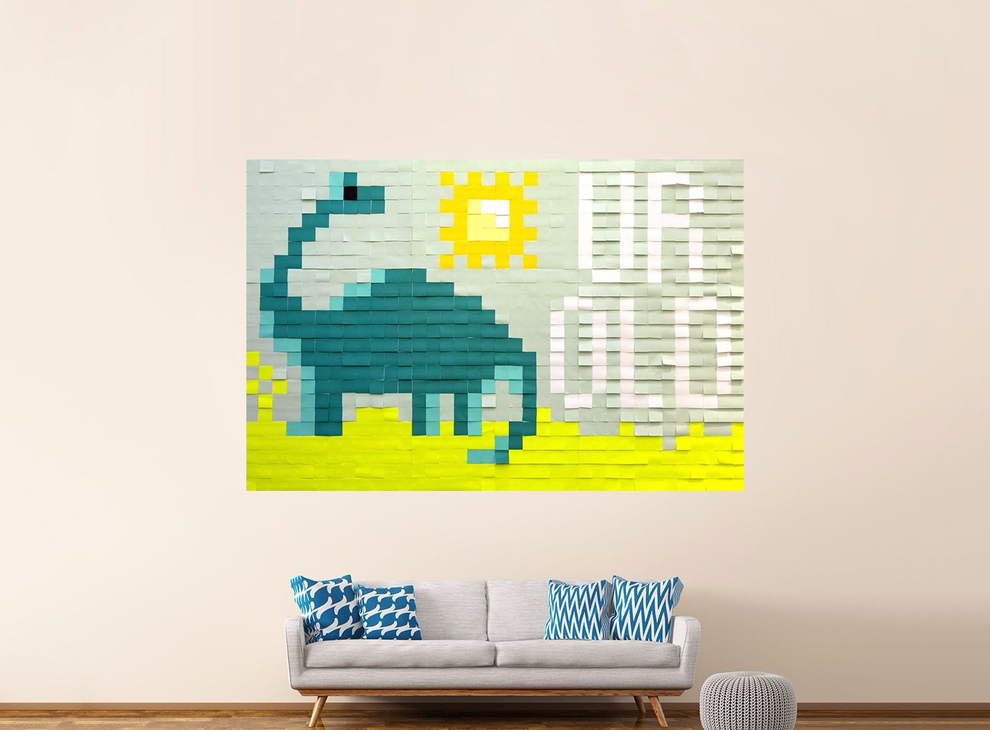 These Post-It Note Murals Are The Only Wall Decor You Need