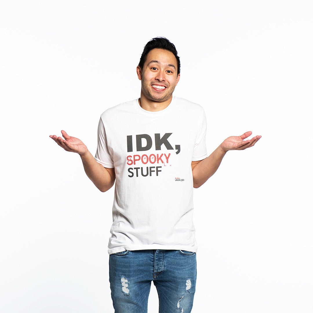 BuzzFeed's Hit Series Unsolved Has Merchandise And We're All WHEEZING