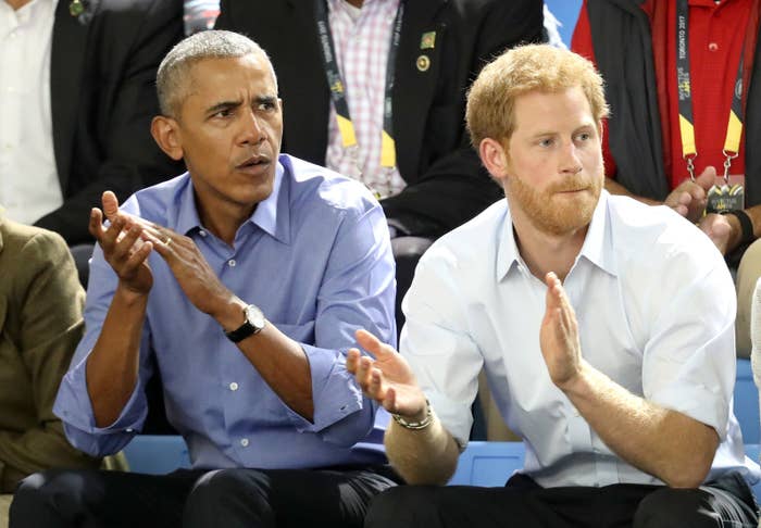Barack Obama And Prince Harry Reunited And It Was A Sight To Behold