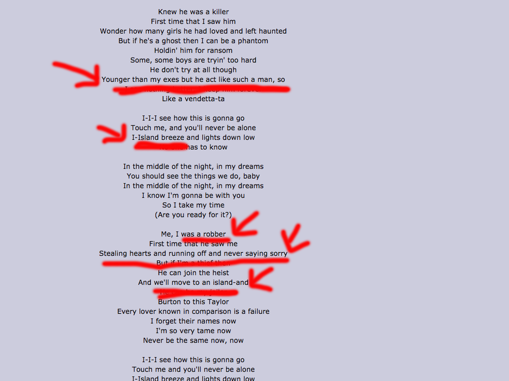 Here Are All The Wild Details In Taylor Swift's New Song That You May ...