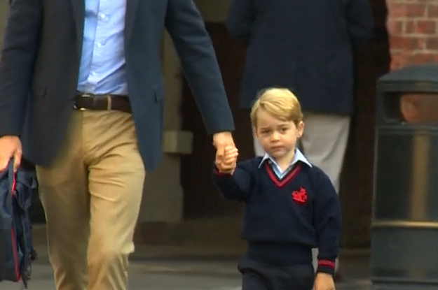 Prince George Starts His First Day Of School