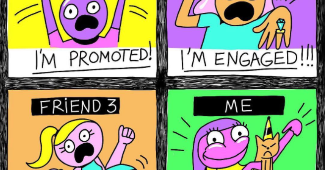 Just 14 Cartoons That Perfectly Sum Up What Being Single Is Like