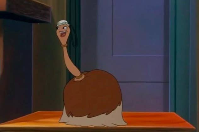 animated feather duster