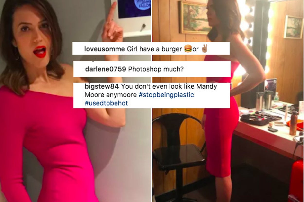 mandy moore body shape