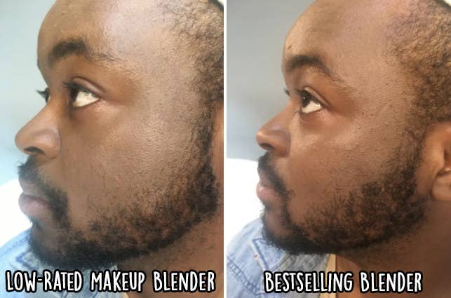 beard makeup sponge