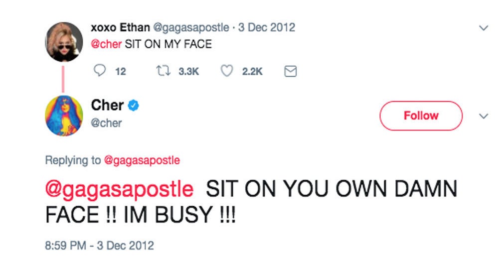 Literally Just 21 Tweets From Cher That Will Make You Laugh