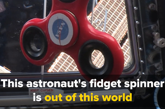 Astronauts Fidget-Spinning In Space