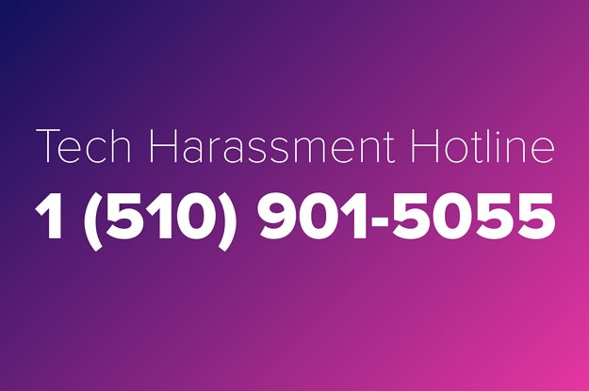 Here’s A Hotline For Sharing Stories Of Harassment In Tech