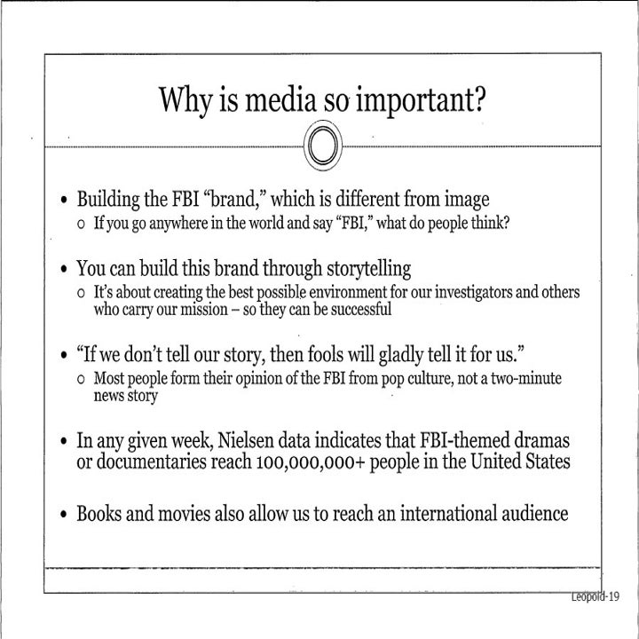 How The FBI Shapes Its Image Through Movies