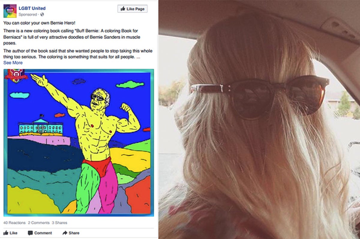 The Woman Who Drew That Buff Bernie Coloring Book Didn't Know Russia ...