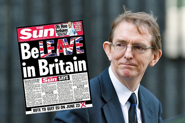 The Sun Newspaper Had "No Influence" On Brexit Vote, Says Editor Of The Sun