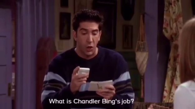 Don't Call Yourself A Chandler Bing Fan If You Can't Score 6/8 On This Quiz