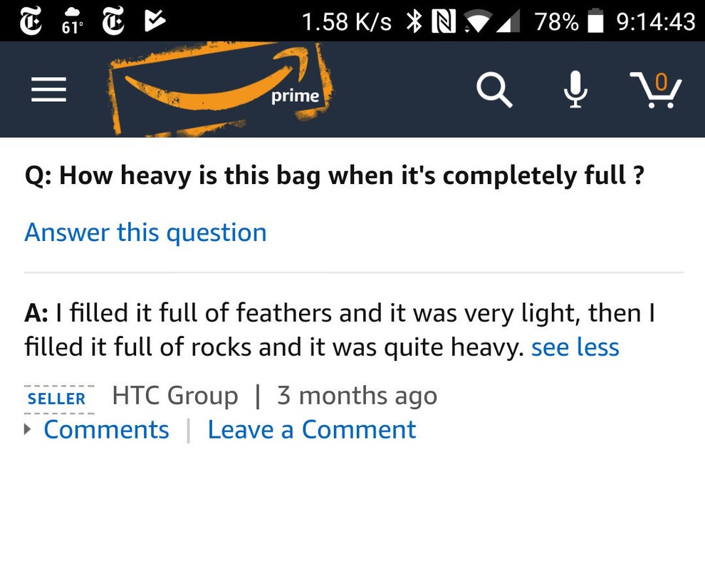 16 Amazon Comments That Are Never Not Funny