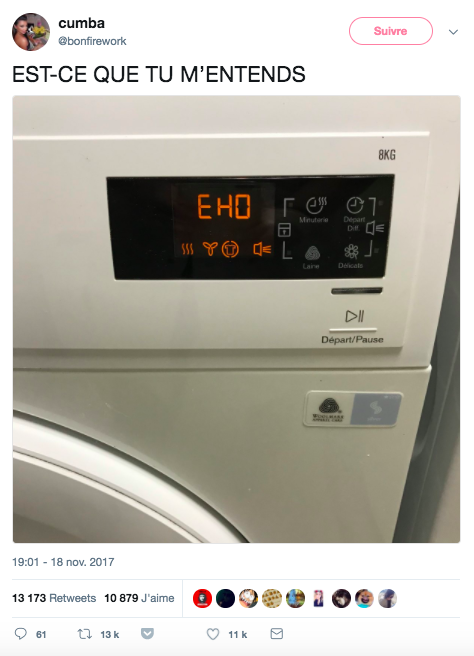 Ok, novembre est un mois de merde, mais au moins un de ces 27 tweets ...