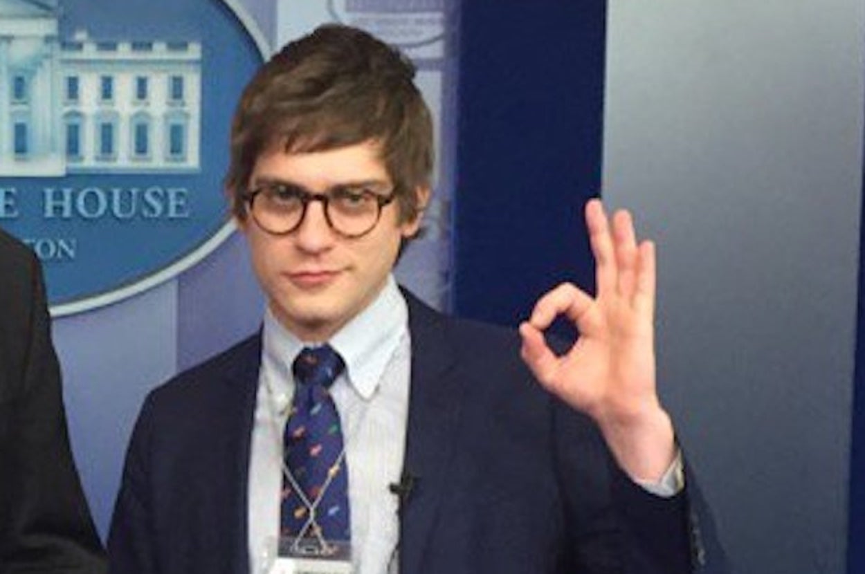 The White House Reporter For A Pro-Trump News Site Was Arrested After ...