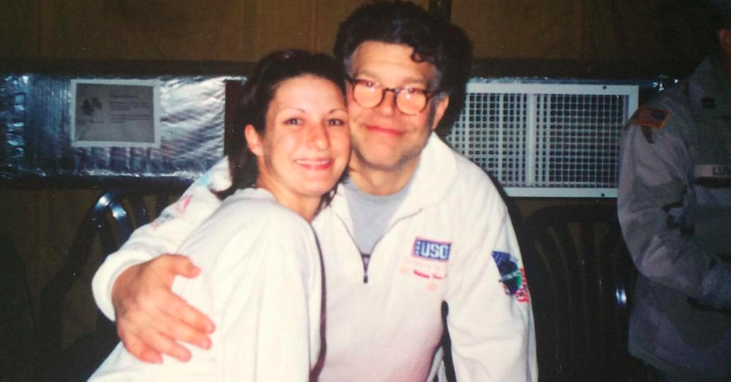 An Army Veteran Said Al Franken Cupped Her Breast While Taking A Photo ...
