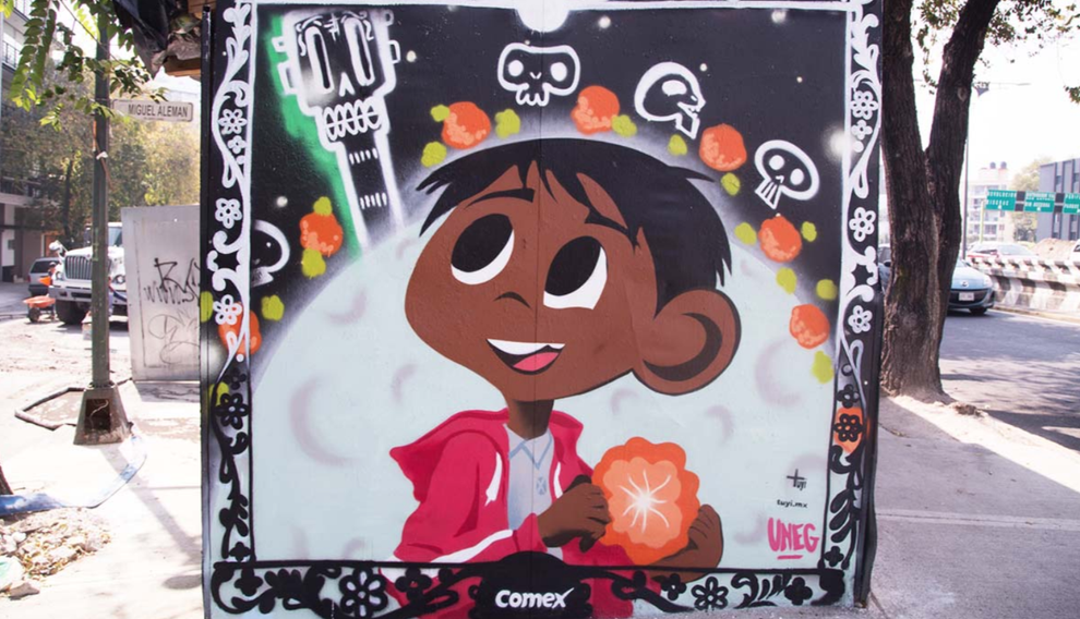 These "Coco" Murals Will Get You So Excited For The New Pixar Movie