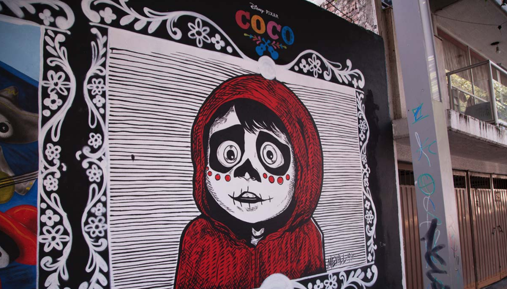 These "Coco" Murals Will Get You So Excited For The New Pixar Movie