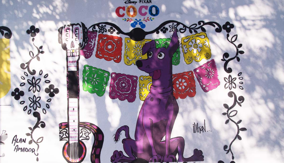 These "Coco" Murals Will Get You So Excited For The New Pixar Movie